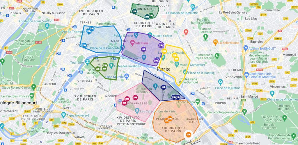 Dónde dormir en París BARATO 8 MEJORES zonas