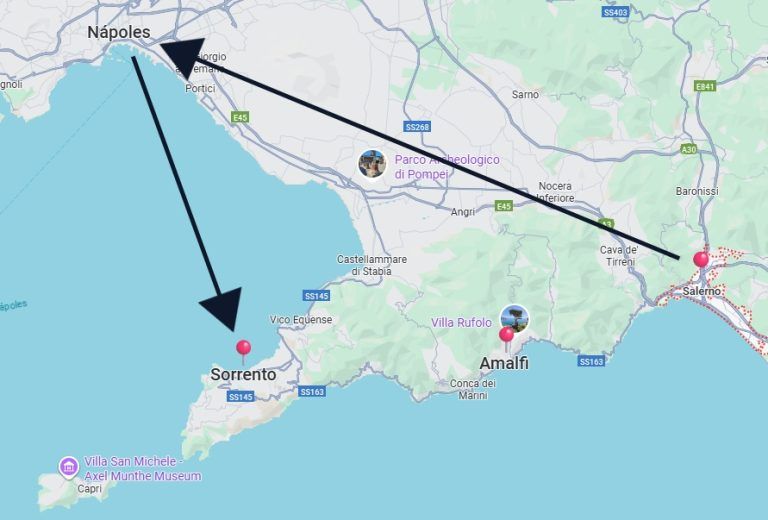 La MEJOR ruta por la Costa Amalfitana (con mapas)